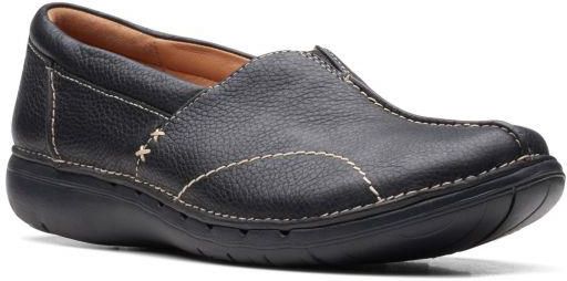 Buty Clarks Un Loop Stride kolor black leather 26168669 - Ceny i opinie ...
