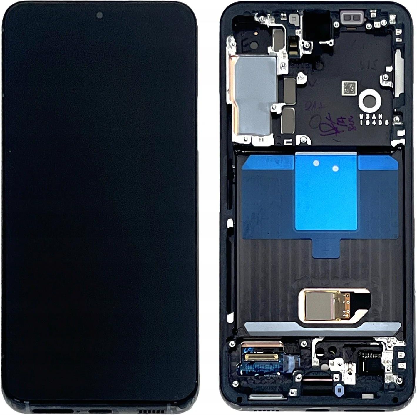 Podzespoły do telefonu Samsung Wyświetlacz S22 Service Pack Czarny ...