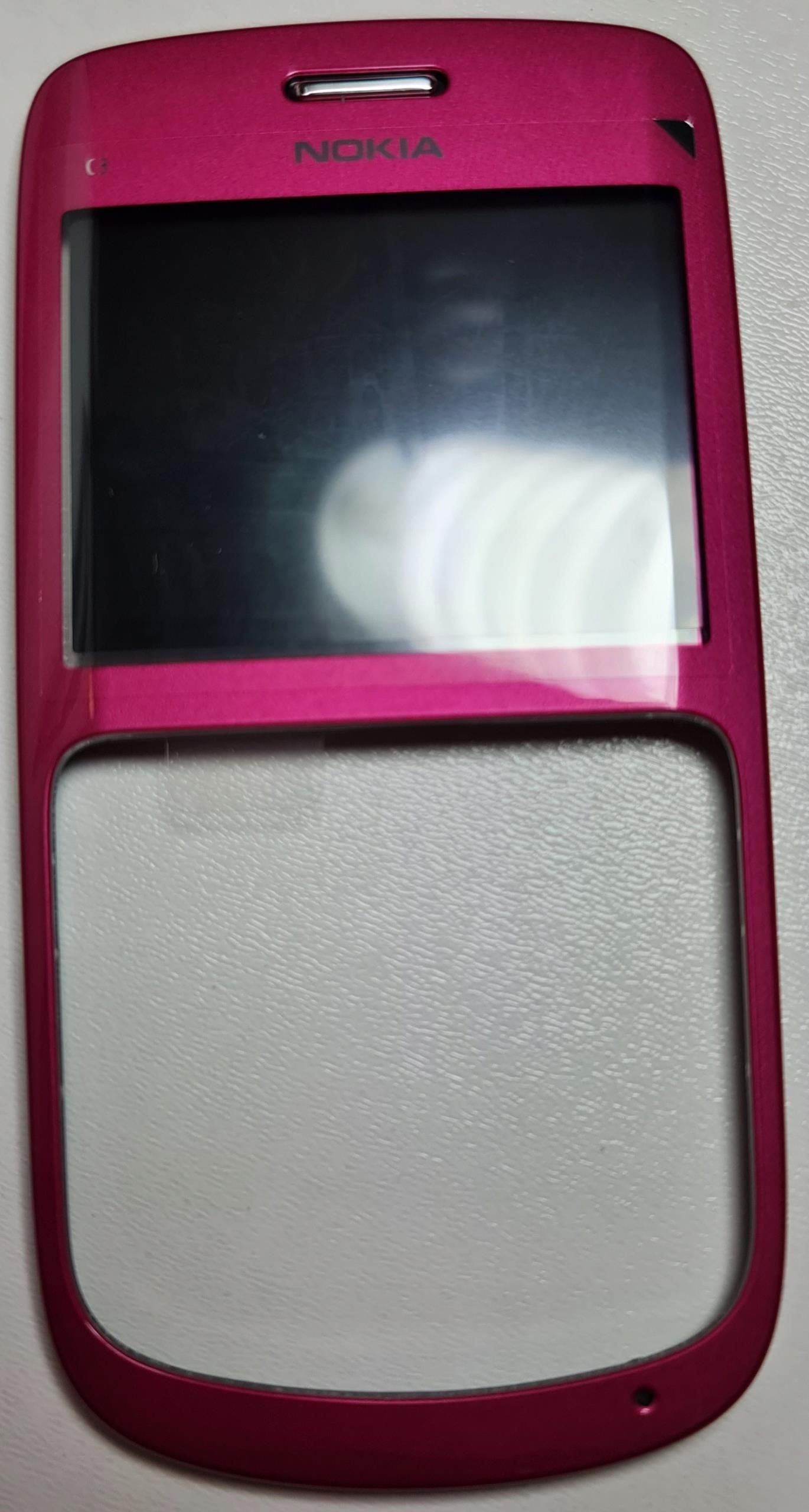Podzespoły do telefonu Nokia Obudowa Front C3-00 Róż (Oryginalna ...