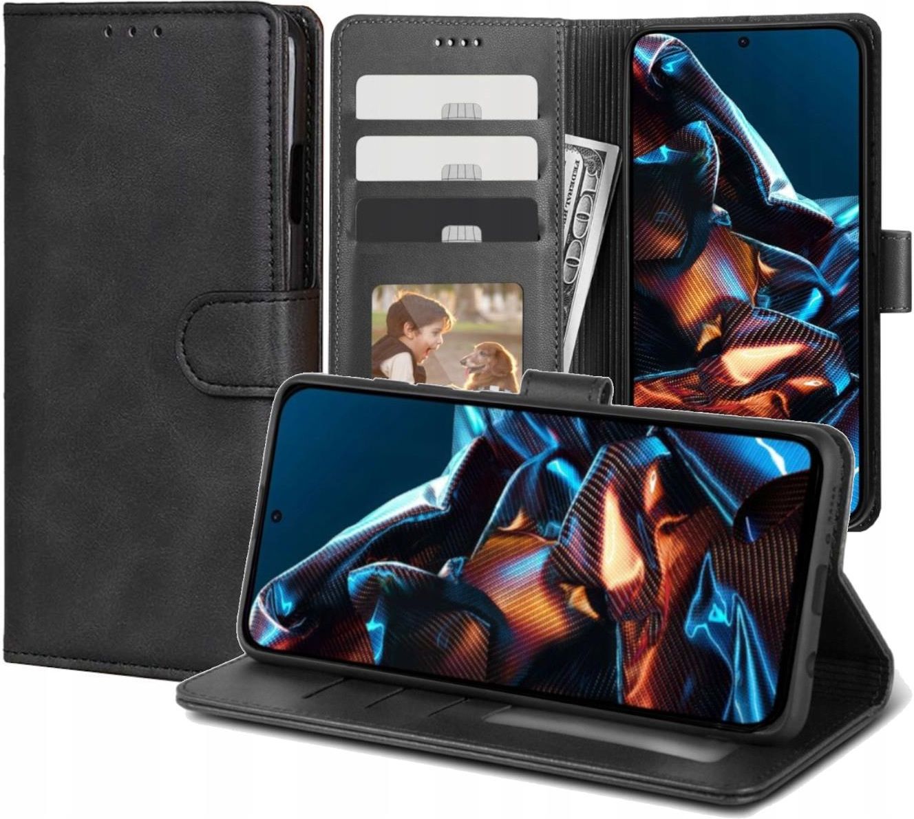 Spotgsm Etui Wallet Do Xiaomi Poco X5 Pro / Redmi Note 12 Pro Czarne ...