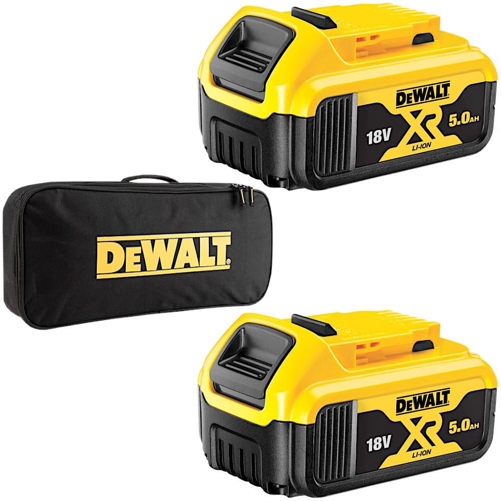 DEWALT DCB184 Akumulator Li-Ion 18V 5.0Ah 2szt. + Torba - Autoryzowany ...