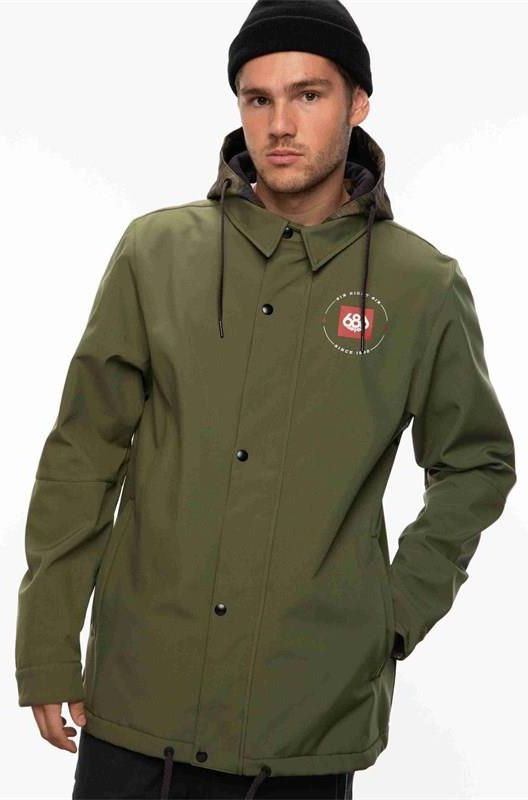 Kurtka 686 - Mns Waterproof Coaches Jacket Surplus Green (SPGR) rozmiar ...