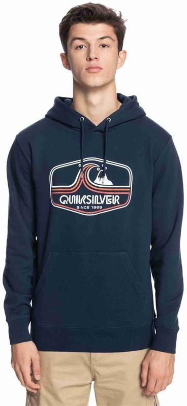 Bluza QUIKSILVER - Highway Vagabond Hood Navy Blazer (BYJ0) rozmiar: M ...