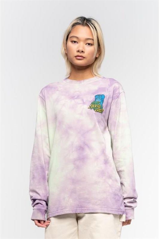 Koszulka SANTA CRUZ - Big Foot Screaming Hand L/S T Trippy Cloud ...