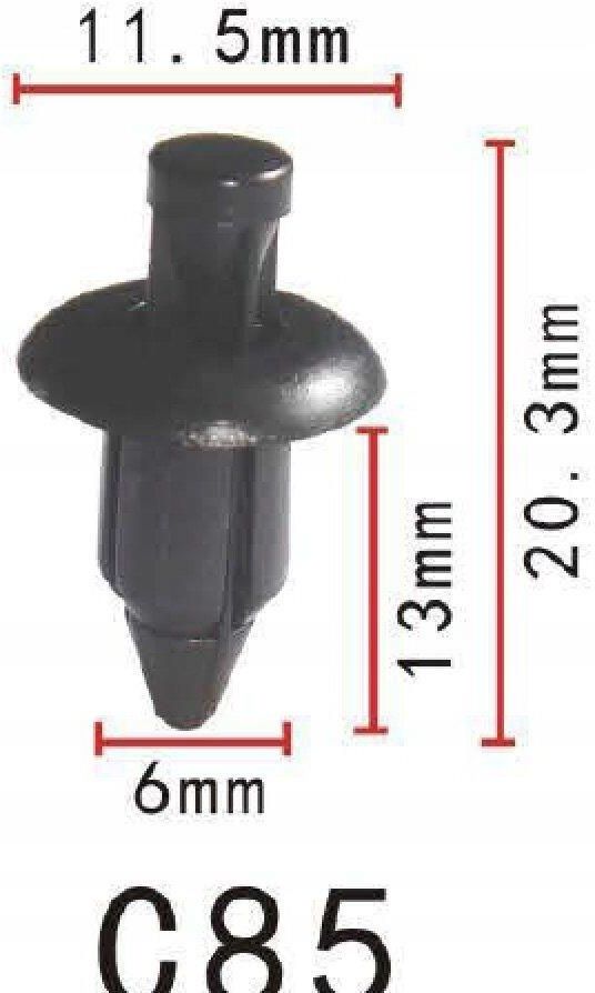 10X Spinki Kołki Tapicerki Suzuki Toyota Honda - Opinie i ceny na Ceneo.pl