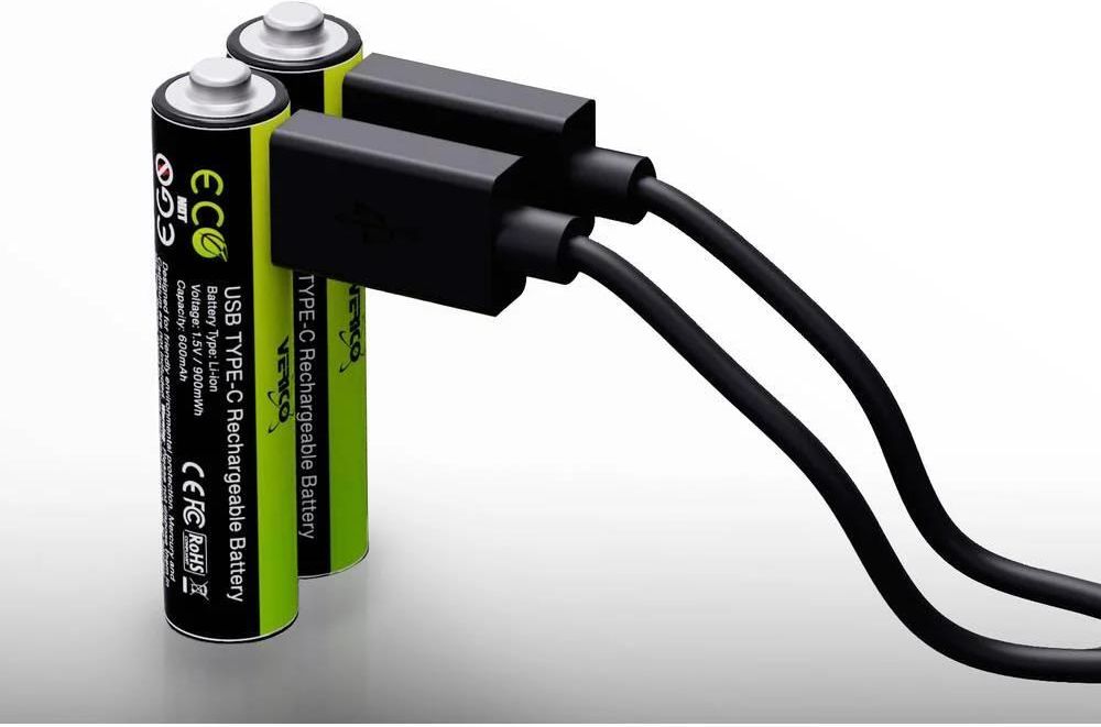 Verico Akumulator Aaa/R03 Loopenergy Aaa Usb C Micro Akku 900Mwh 2 St. Li Ion 600 Mah 1.5 V 2 ...