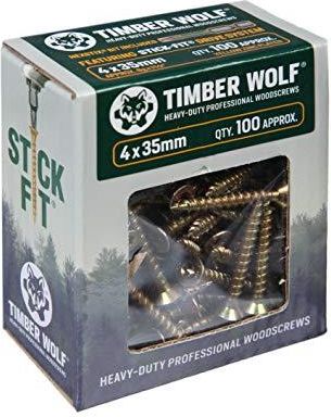 Timberwolf Drewniane Śruby Do Drewna Z Wilkiem 4,0X35Mm (TW40035 ...