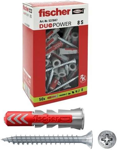 Fischer Duo Power 8S Śruby Z Tworzywa Sztucznego (537647) - Opinie i ...