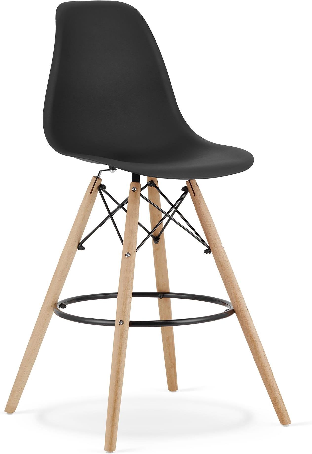 Outlet dla domu Produkt z Outletu: Hoker Lamal Czarny Nogi Naturalne ...