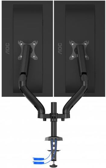 Aoc international Dual Monitor Arm with USB Hub (AD110DX) - Opinie i ...