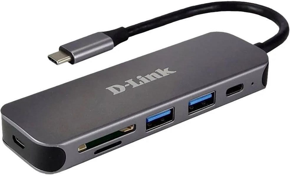 Hub USB D-Link Hub Multiport USB-C USB 3.2 Gen 2 (USB 3.0) DUB-2325/E 5 ...