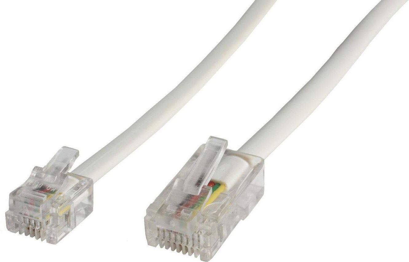 Microconnect Rj11-Rj45 6M M/M White (MPK456) - Opinie i ceny na Ceneo.pl