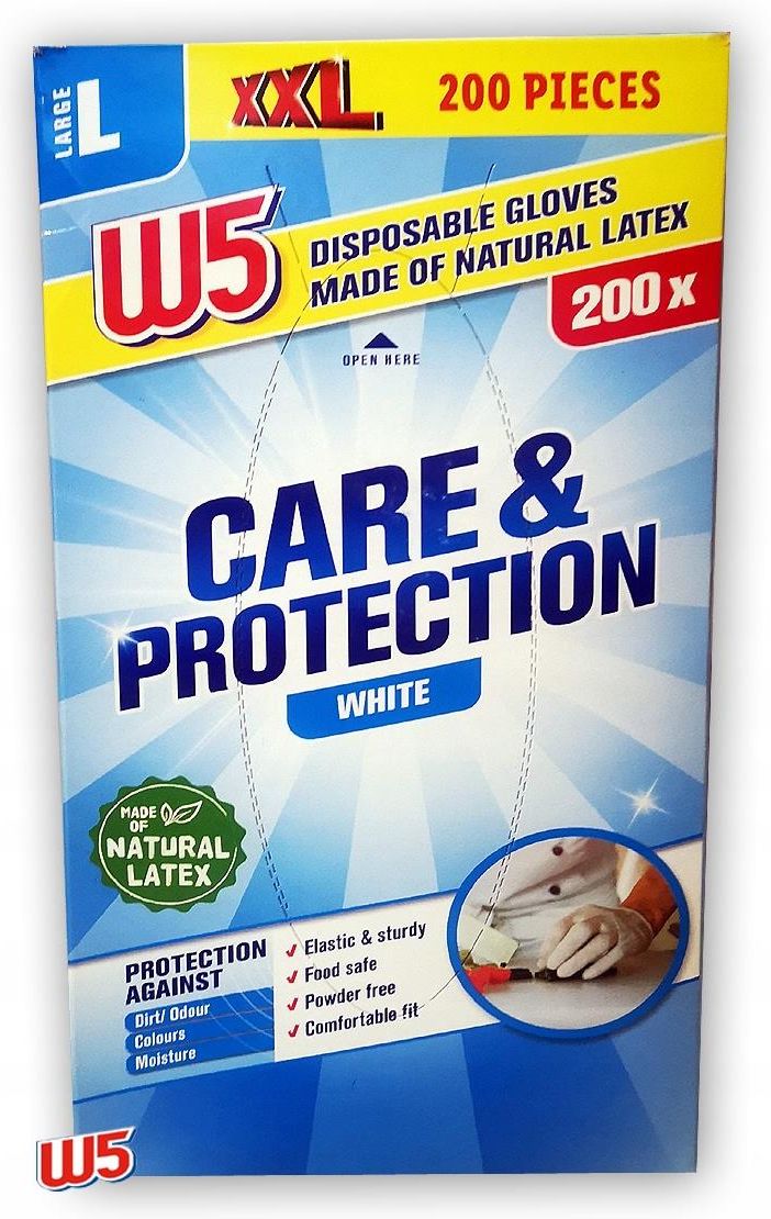 Rękawice W5 Rękawiczki Jednorazowe Rozm 9L 200X - Ceny i opinie - Ceneo.pl