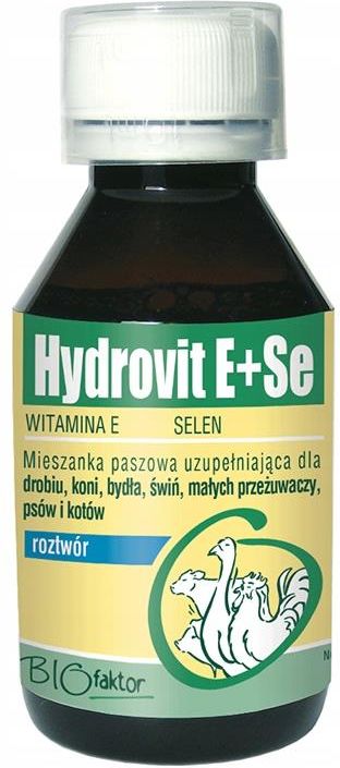 Biofaktor Hydrovit E+Se 100ml Witaminy Dla Drobiu Kur Drób - ceny i ...