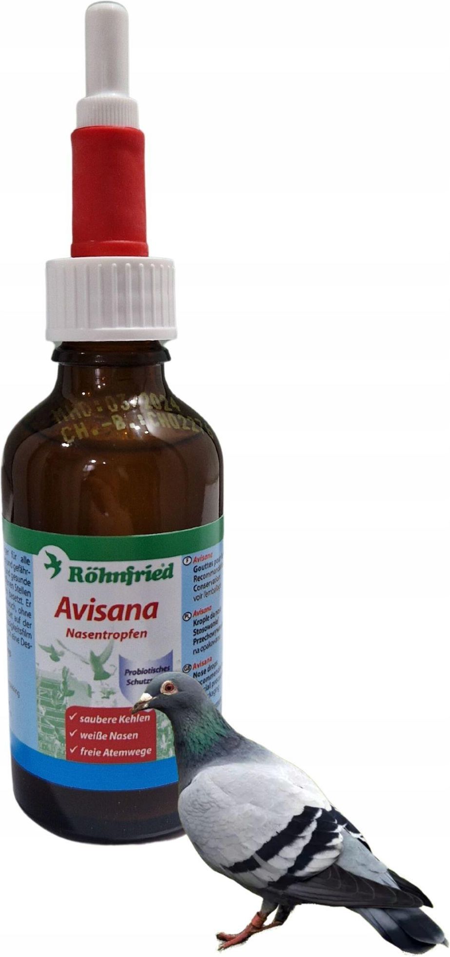 Röhnfried Avisana Krople Do Nosa Dla Gołębi 50Ml - ceny i opinie - Ceneo.pl