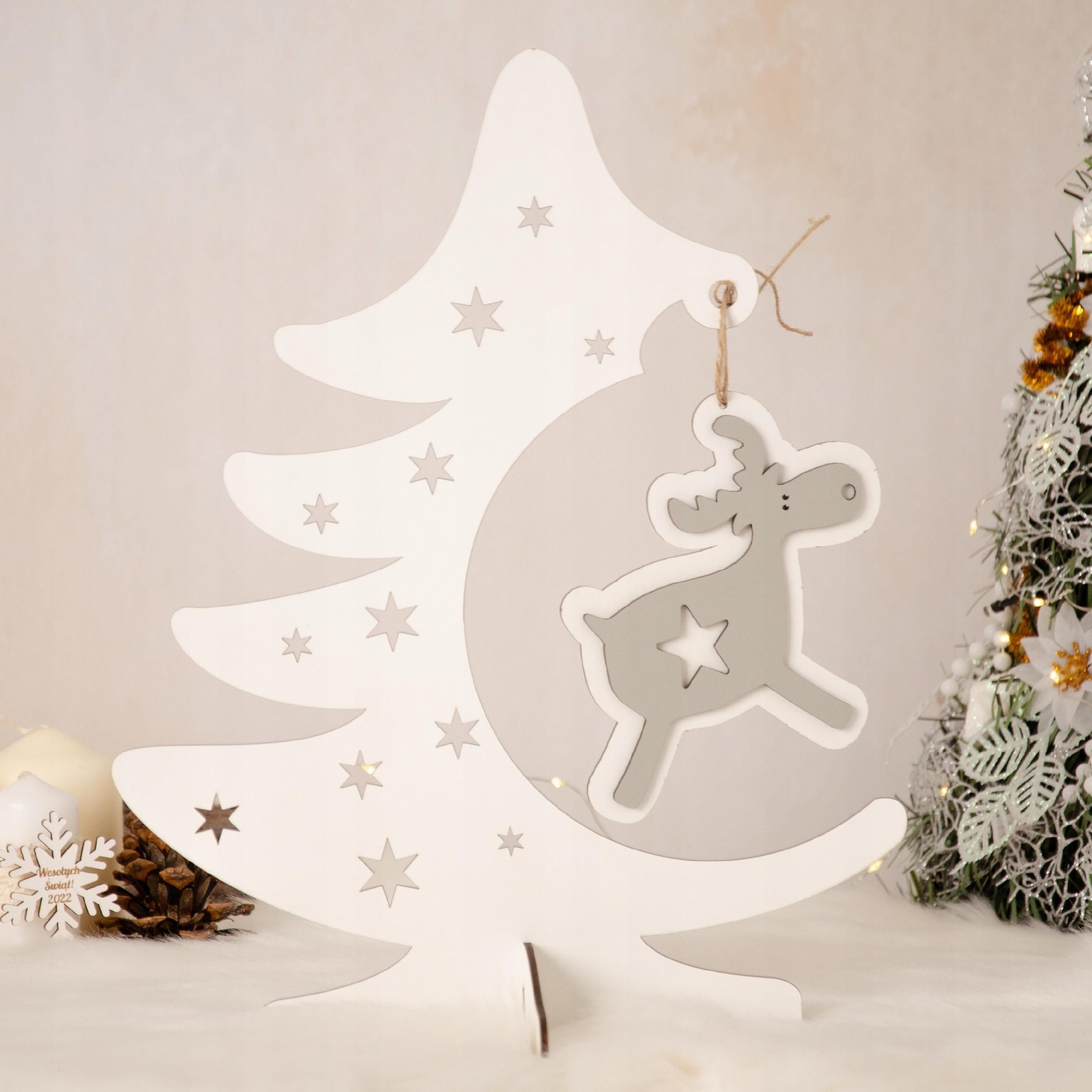 Bombka Z Życzeniami Stojak Choinka Prezent Święta - Opinie i atrakcyjne ...