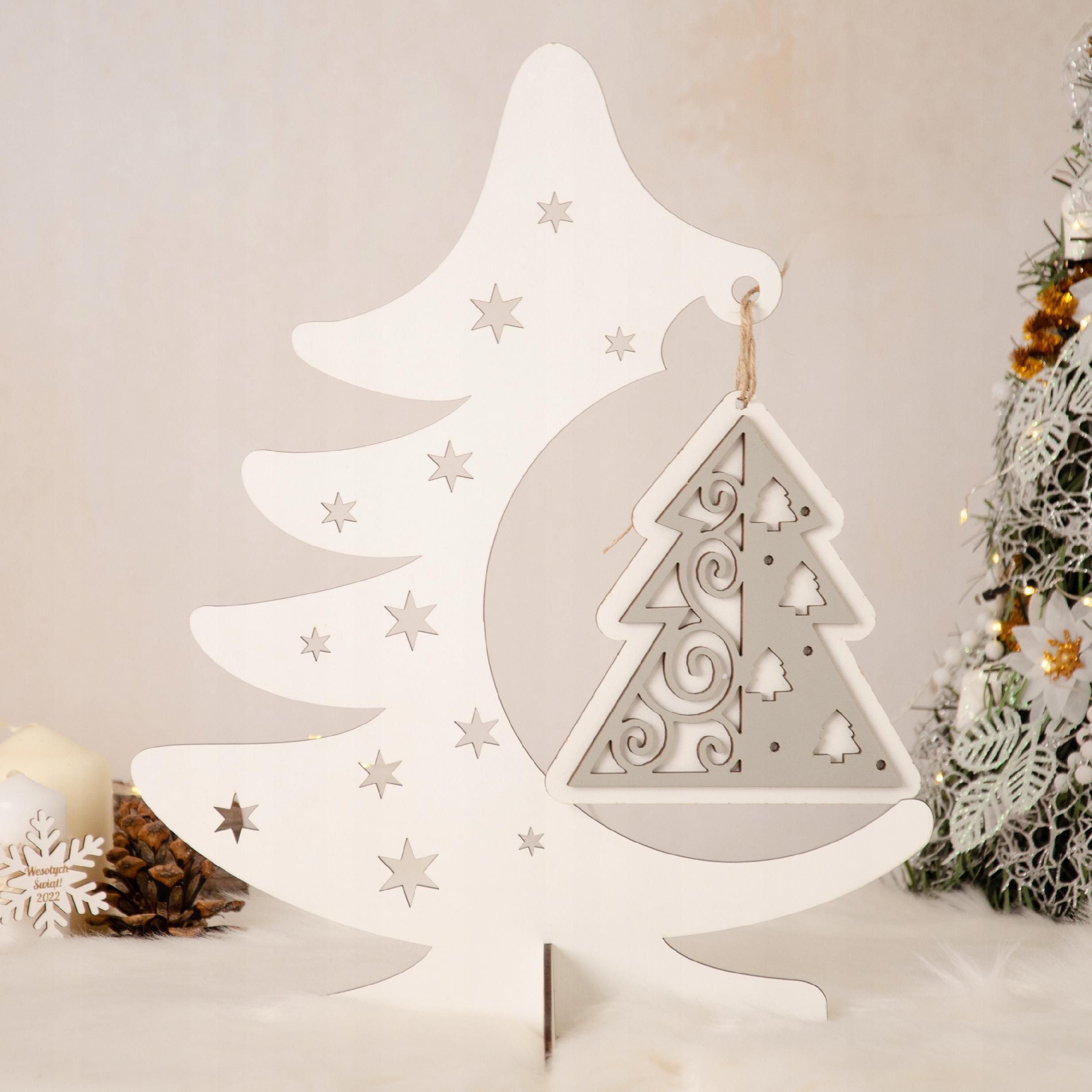 Bombka Z Życzeniami Stojak Choinka Prezent Święta - Opinie i atrakcyjne ...