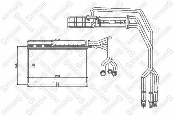 Stellox Nagrzewnica Bmw E34 1840 24Td 25Td 8897 - Opinie i ceny na Ceneo.pl