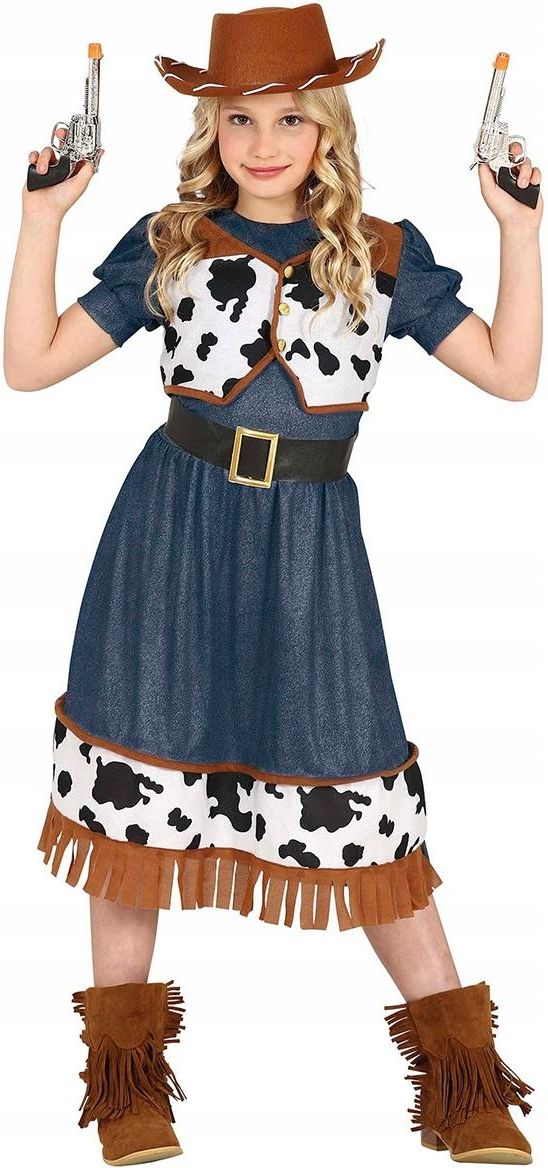 Strój Sukienka Kowbojka Cowboy Girl 95-105 - Ceny i opinie - Ceneo.pl
