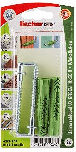 Fischer 10X60 R Wh K Zawartość Uniwersalnych Kołków Ux Green 10x60 R Z ...