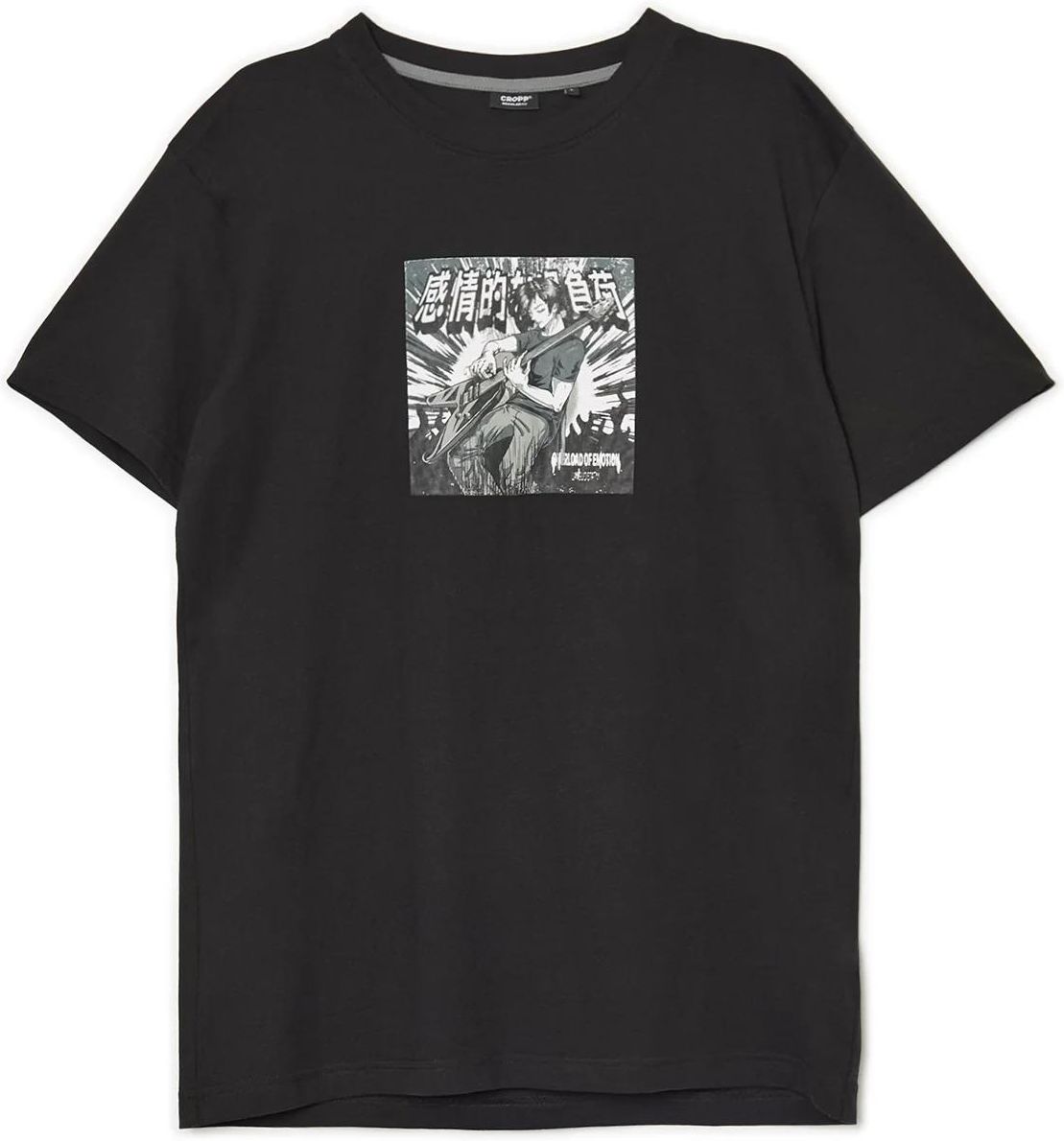 Cropp - Koszulka z motywem anime - Czarny - Ceny i opinie - Ceneo.pl