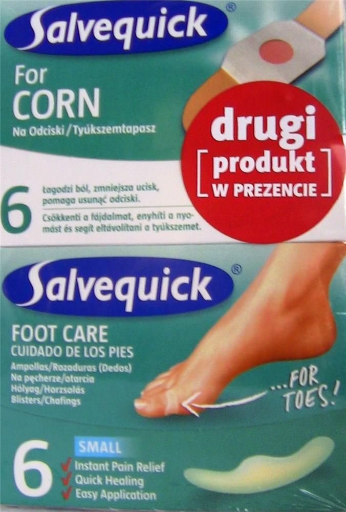 CEDERROTH SALVEQUICK CORN Plater na odciski (57mm x 19mm) + SALVEQUICK ...