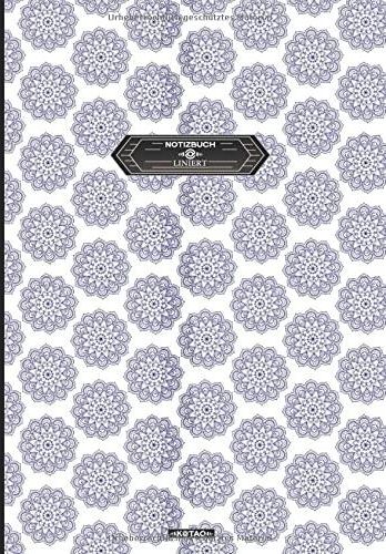 KOTAO Notizbuch Liniert DIN A4 #238 Mandala Arabesque: (150 Seiten, 90g ...