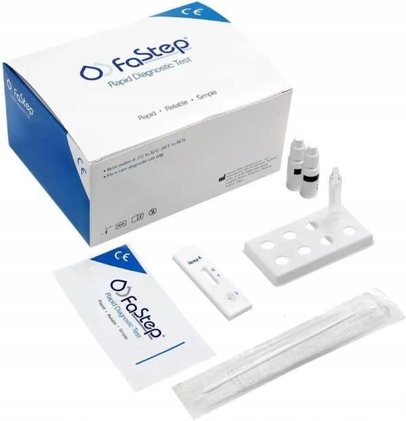 Fastep Test Kasetowy Paciorkowca Grupy A Strep A - ceny i opinie - Ceneo.pl