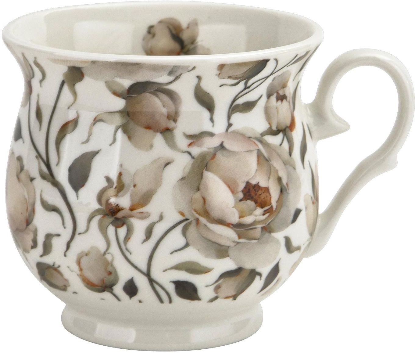 Duo Kubek Porcelanowy 500Ml Retro English Roses White - Opinie i ...