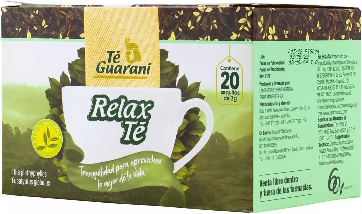 Herbata Te Guarani Relaxte 20x3g - Ceny i opinie - Ceneo.pl