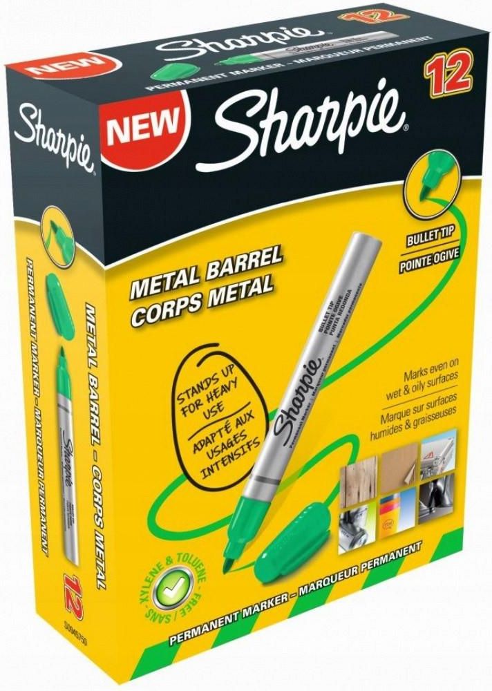 Sharpie Mazak W Metalowej Obudowie Kolor Zielony Trwały - Ceny i opinie ...