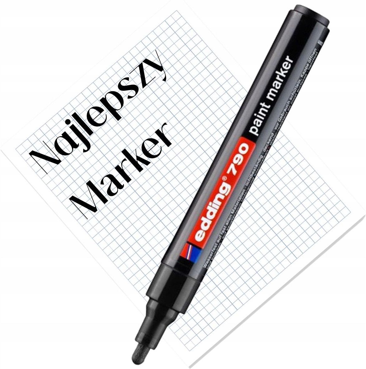 Marker Olejny Czarny Okrągły Koniec Tusz - Ceny i opinie - Ceneo.pl