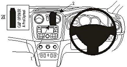 Brodit 654897 Proclip Dacia Sandero 1313 - Opinie i ceny na Ceneo.pl