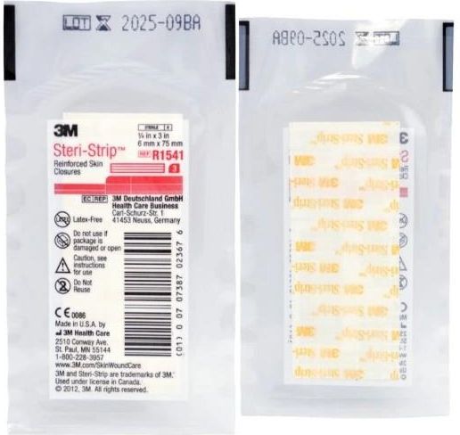 3M Plaster Steri Strip 6Mm X 75Mm, R1541, 1szt. (9028970) - Opinie i ...