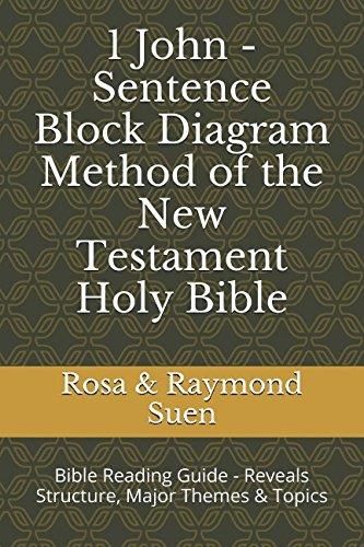 1 John - Sentence Block Diagram Method of the New Testament Holy Bible ...