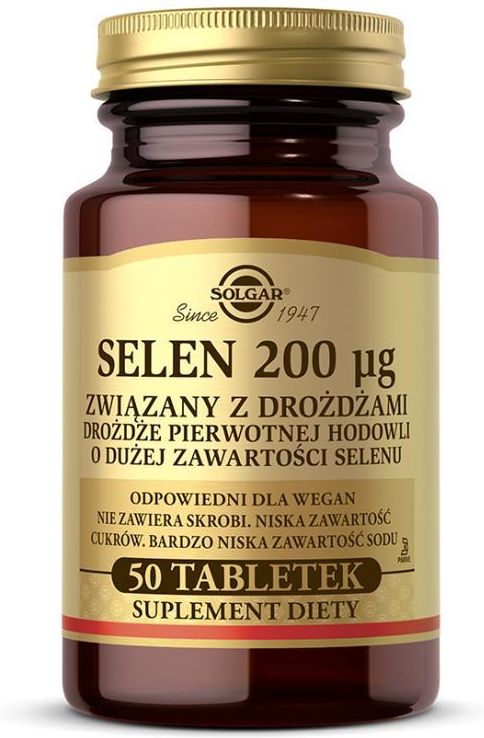 Solgar Selen 200 Mcg Związany Z Drożdżami - Opinie i ceny na Ceneo.pl