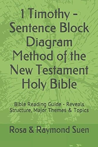 1 Timothy - Sentence Block Diagram Method of the New Testament Holy ...