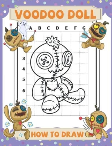 How To Draw Voodoo Doll: Simple Guide To Draw Easy Dolls Coloring Pages ...