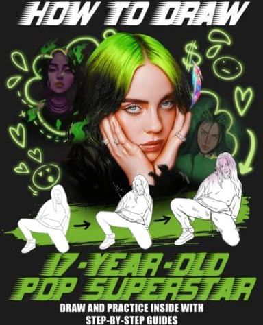 17-year-old Pop Superstar How To Draw: Singer Musician Learn The Step ...