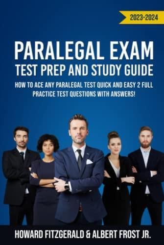 Paralegal Exam Test Prep and Study Guide 2023-2024: How to Ace Any ...