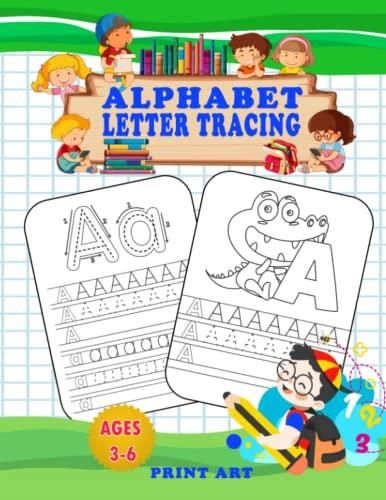 ALPHABET LETTER TRACING: LEARN THE ABCS WITH FUN COLORING ACTIVITIES ...