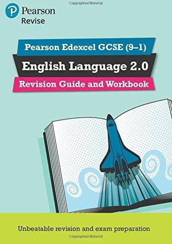 Pearson REVISE Edexcel GCSE (9-1) English Language 2.0 Revision Guide & Workbook inc online ...