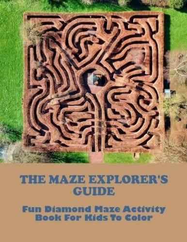 The Maze Explorer'S Guide: Fun Diamond Maze Activity Book For Kids To ...
