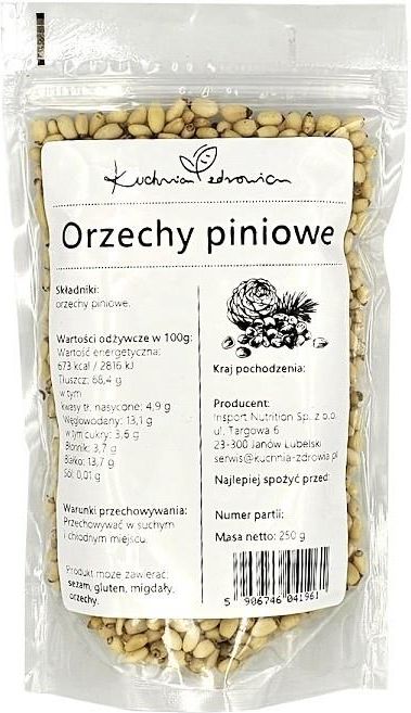 Kuchnia Zdrowia Orzechy Piniowe 250g - Ceny i opinie - Ceneo.pl
