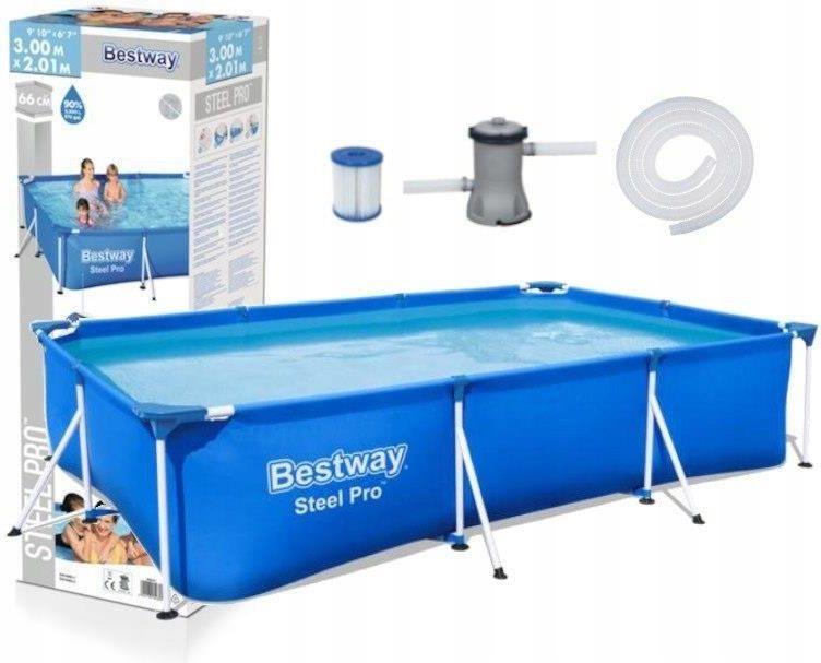 Basen Bestway 300X201 66cm 56411 - Ceny i opinie - Ceneo.pl