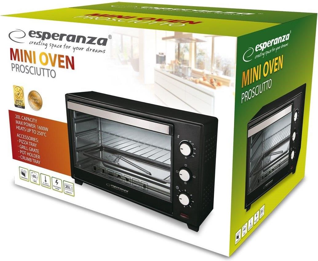 Mini piekarnik Esperanza EKO008 - Opinie i ceny na Ceneo.pl