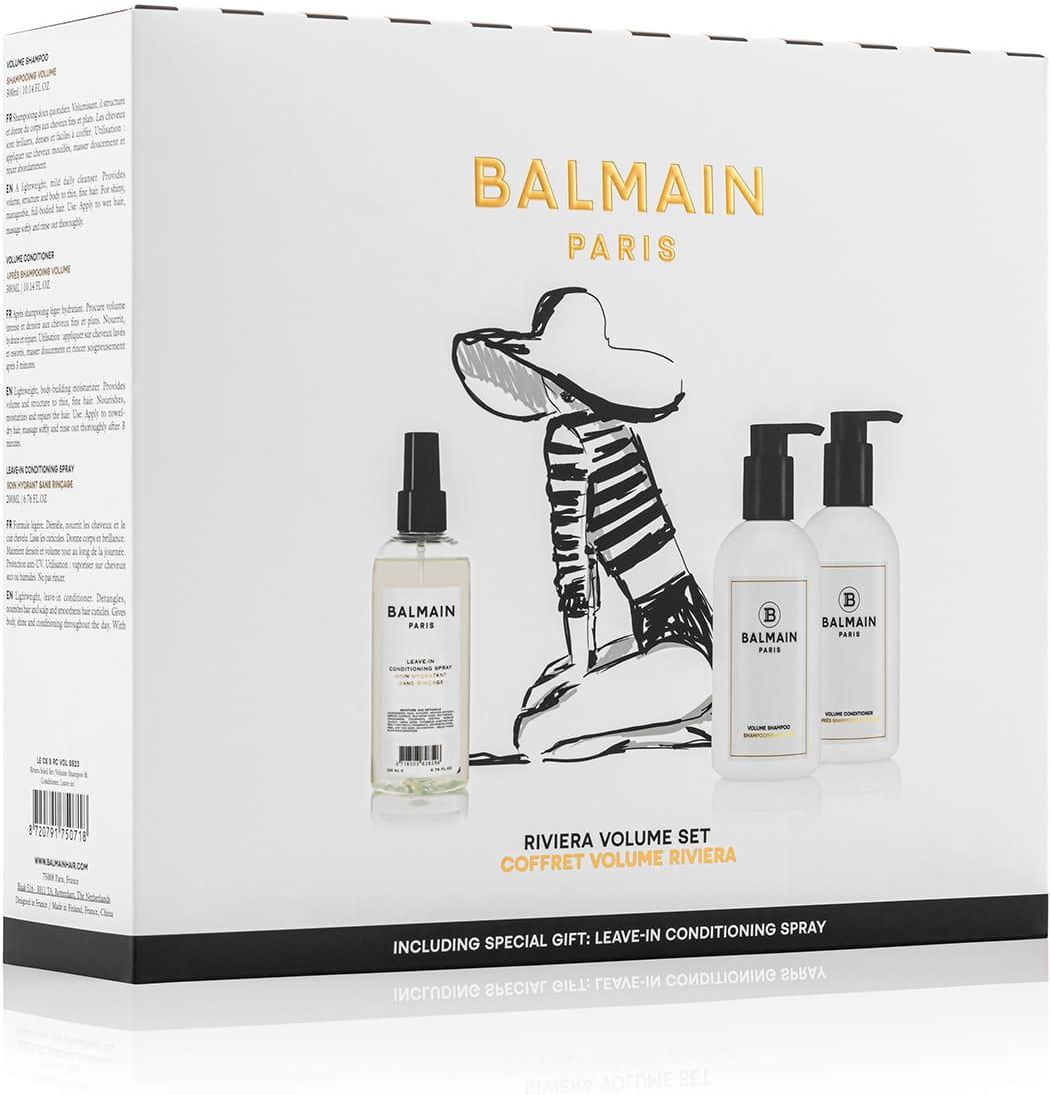 Balmain Zestaw Riviera Objętość Ss23 Volume Shampoo & Conditioner Leave ...