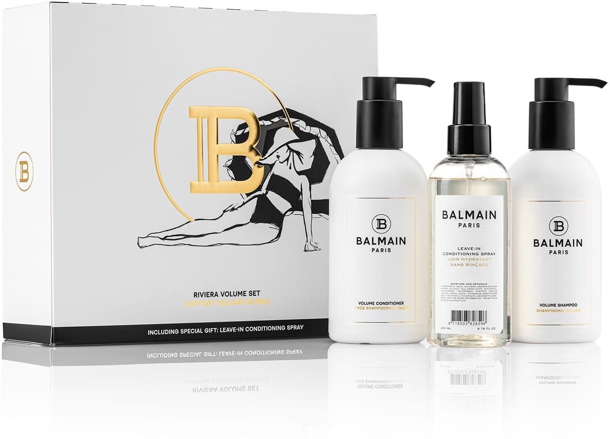 Balmain Zestaw Riviera Objętość Ss23 Volume Shampoo & Conditioner Leave ...
