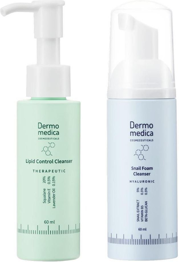 Dermomedica Zestaw Lipid Control Cleanser 60 Ml + Snail Foam - opinie i ...