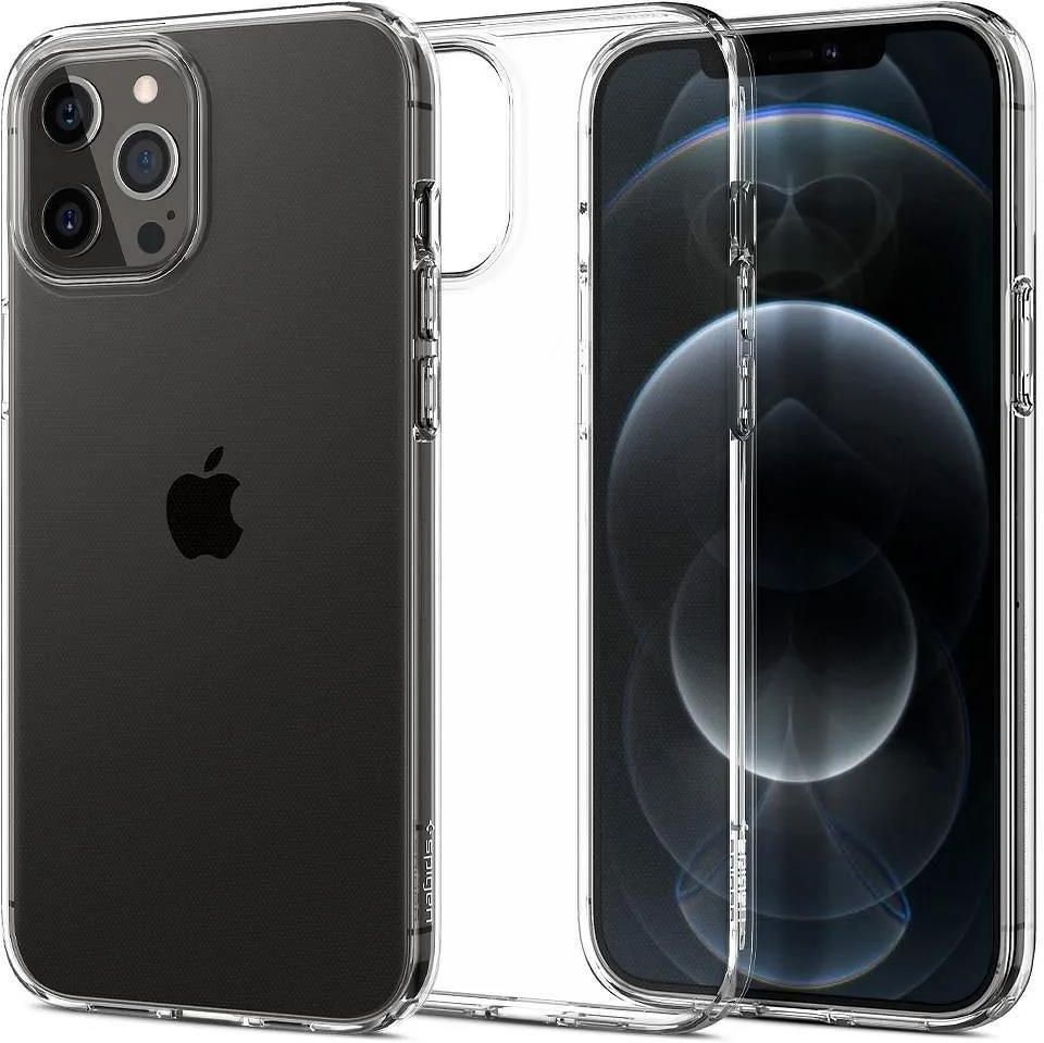 FUTERAŁ SPIGEN LIQUID CRYSTAL DO IPHONE 12 / 12 PRO TRANSPARENT - Etui ...